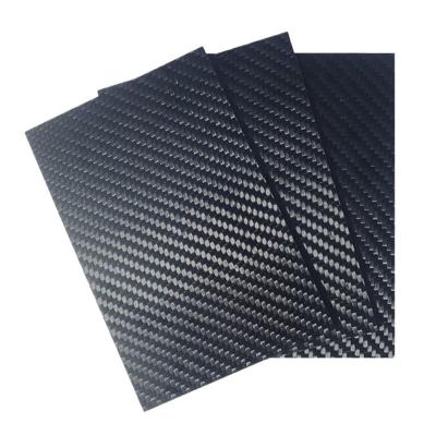 China Super Light & High Stiffness 100% 3K Carbon Fiber Panels - Good Flexibility for sale