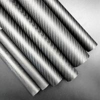 China Roll Wrapping 3K Carbon Fiber Weave Tube Wear & Corrosion Resistant for sale