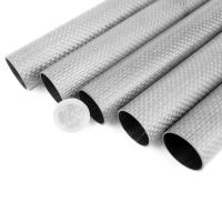 China Precision Engineered 3K Matte Twill Carbon Fiber Hollow Round Tube for sale