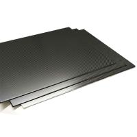 China Strength And Durability 100% Carbon Fiber Sheet Ideal Strength To Weight Ratio for sale