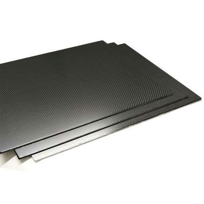 China Strength And Durability 100% Carbon Fiber Sheet Ideal Strength To Weight Ratio for sale
