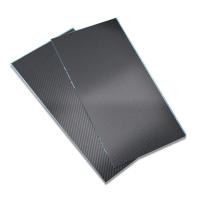 China 3K Carbon Fiber Plate Plain Weave Panel Sheet Glossy Surface 400X500X4MM for sale