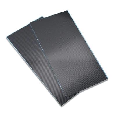 China 3K Carbon Fiber Plate Plain Weave Panel Sheet Glossy Surface 400X500X4MM for sale