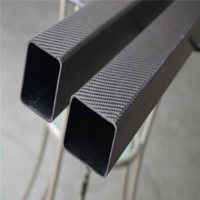 China High Strength 3K Full Carbon Fiber Square Tube Superior Quality Smooth Finish for sale