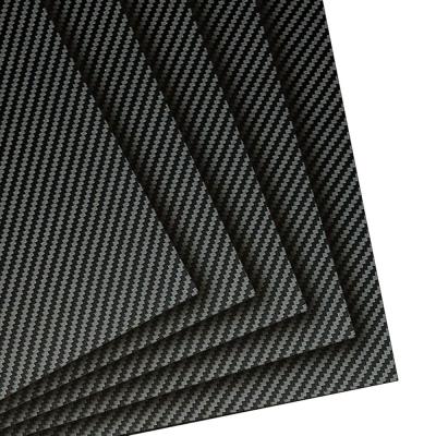 China 100% 3K Plain / Twill Weave Carbon Fiber Sheet Glossy / Matt Carbon Fiber Plate for sale
