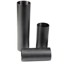 China 3K Plain / Twill Carbon Fiber Tube for Strength and Light Weight for sale