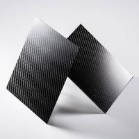 China Lightweight & Strong 500mm*500mm*3mm 3K Twill Weave Carbon Fiber Sheet for sale