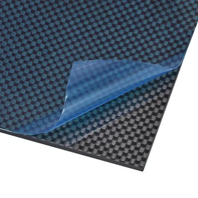 China 100X250X1.0MM 2.0MM 3.0MM 4.0MM 5.0MM 6.0MM 100% 3K Plain Weave Carbon Fiber Sheet for sale