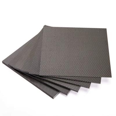 China Smooth 3K Fabric in a Twill Weave 1mm/2mm/3mm Carbon Fiber Sheet for sale