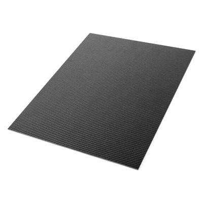 China Twill Weave Carbon Fiber Plate 0.5mm-4mm High-Strength Black for sale