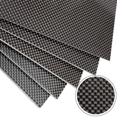 China High Quality 1000 mm x 1000 mm x 1.5 mm Thick Carbon Fiber Plate for sale