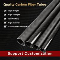 China High Quality 3K Twill Roll Wrapped Carbon Fibre Round Tube - Best Strength to Weight Ratio for sale