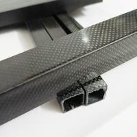 China 3K Full Carbon Fiber Square Tube High Strength Length 500mm OD 10mm 15mm 20mm 22mm 25mm 30mm for sale