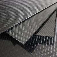China 3K Carbon Fiber Plate Sheet 125mm X 75mm X 3MM Thickness Pure Carbon Fiber Board for sale