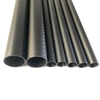 China Custom Size 3K Carbon Fiber Tube Pipe Strong and Tough Wear-Resistance with All Sizes Available for sale