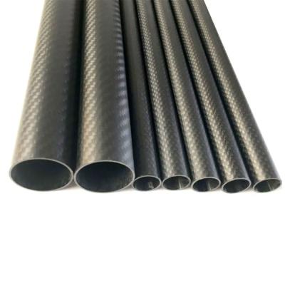 China Custom Size 3K Carbon Fiber Tube Pipe Strong and Tough Wear-Resistance with All Sizes Available for sale