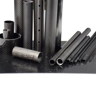 China 100% 3K Roll Wrapped Carbon Fiber Tube Manufacturer for Different Applications for sale