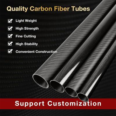 China High Precision 24*22*1000mm Carbon Fiber Tube - High-Performance & Lightweight for sale