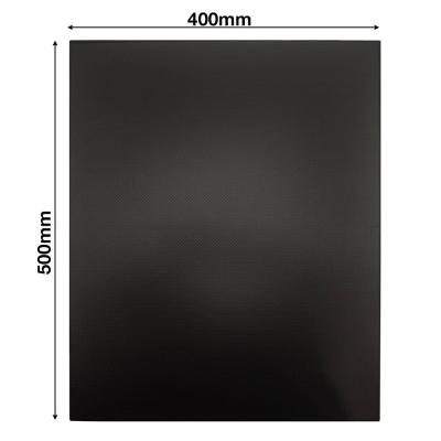 China 3K Twill Weave Carbon Fiber Sheet - 3mm Thick 400x500mm High Gloss Surface Plate for sale