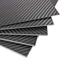 China 400x500x6MM 6MM Thickness Carbon Fiber Sheets 100% 3K Matte Carbon Fiber Plate for sale