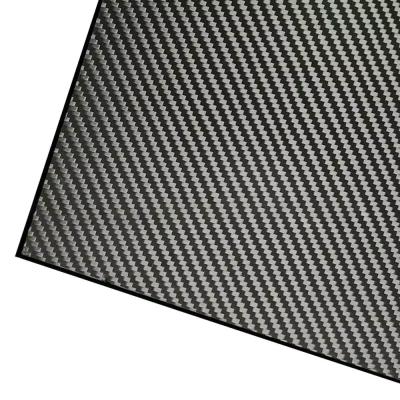 China 3K Twill Weave Carbon Fiber Sheet with High Gloss Surface and 3200Mpa Tensile Strength for Industrial Applications for sale