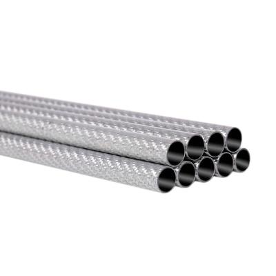 China High Strength 3K Twill Carbon Fiber Tube – Epoxy Composite for Structural Applications for sale