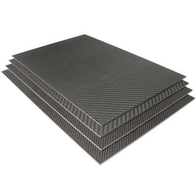 China Premium Finish 3K Plain Weave Carbon Fiber Sheet with 0.5mm to 10mm Thickness for High-Performance Applications for sale