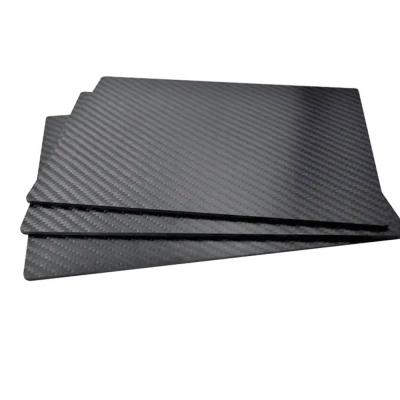 China OEM High Strength 100% 3K Carbon Fiber Sheet Twill/Plain Weave Glossy Or Matte Carbon Sheet for sale