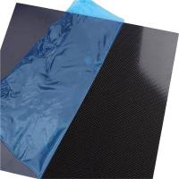 China High Gloss Surface 3K Twill Weave Carbon Fiber Sheet 50x50 cm with 2mm Thickness for sale