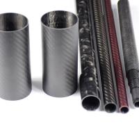 China Custom 3K Carbon Fiber Tube CFRP Round Pipe Lightweight High Strength for Drone Robotics Industrial Use for sale