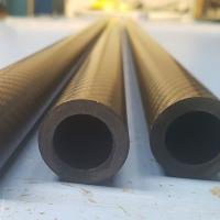 China 3K Plain Weave Carbon Fiber Tube CFRP Round Pipe with Custom Diameter and Excellent Fatigue Resistance for sale