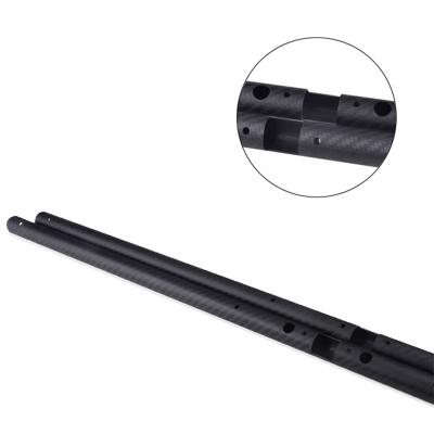 China 3K Twill Carbon Fiber Tube Round Pipe with Matte Finish High Strength-to-Weight Ratio and Precision Roll-Wrapped Construction for sale