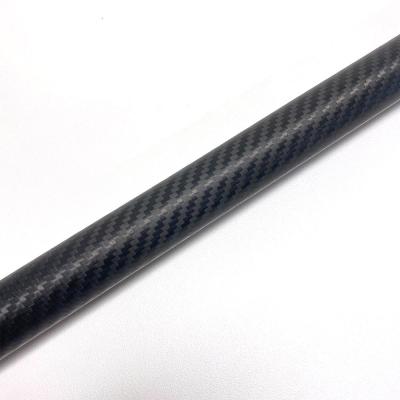 China 3K Twill Weave Roll Wrapped Carbon Fiber Tube Lightweight High Strength Round Pipe for DIY RC Drone for sale