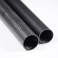 China 3K Twill Carbon Fiber Pipe Lightweight Durable Carbon Fiber Round Tube for sale