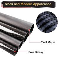 China 3K Twill Carbon Fiber Pipe Lightweight Durable Carbon Fiber Round Tube for sale
