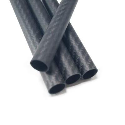 China Carbon Fiber Tube Roll Wrapped 3K Twill Finish for Aerospace RC Applications for sale