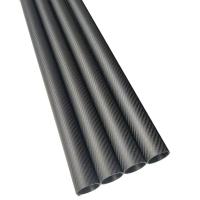 China Large Diameter Twill Carbon Fiber Tube Lightweight Composite Carbon Tube for sale