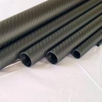 China Large Diameter Twill Carbon Fiber Tube Lightweight Composite Carbon Tube for sale
