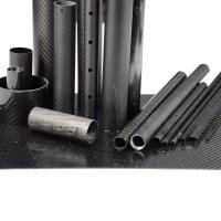 China Large Diameter Twill Carbon Fiber Tube Lightweight Composite Carbon Tube for sale
