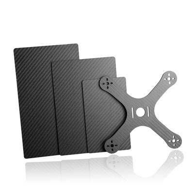 China Precision Cut 100% 3K Carbon Fiber Plate | Strong, Rigid & Easy to Machine for sale