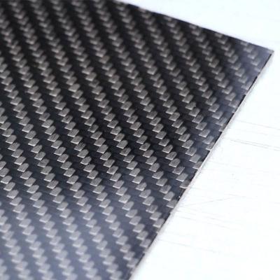 China 3K Twill Weave Carbon Fiber Plate with Various Thicknesses and Glossy/Matte Finish for High Performance Applications for sale