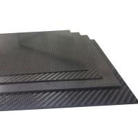 China Customized Thickness Glossy Surface Carbon Fiber Sheet and Plate with High Strength for Automotive and Industrial Use for sale