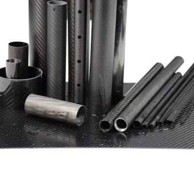 China 100% 3K Carbon Fiber Tube Manufacturer | Roll Wrapped Carbon Fiber Tubes for sale