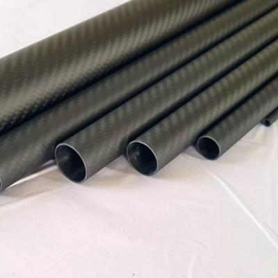 China Roll Wrapped 3K Carbon Fiber Tubes | Lightweight Carbon Fiber Pipes for sale