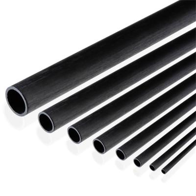 China 100% Carbon Fiber Pultruded Tubes | Strong & Lightweight Composite Pipes for sale