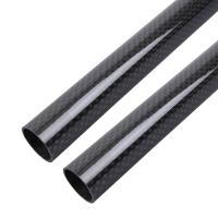 China Customized Size 3K High-Gloss Carbon Fiber Tube - High Strength and Light Weight for sale