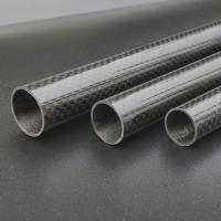 China High-Temperature Resistance Durable Surface 3K Plain Weave Matte Carbon Fiber Tube for sale