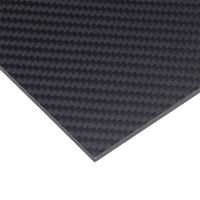 China 3K Twill Glossy Carbon Fiber Plate - Customized Size, High-Temperature Resistance for sale