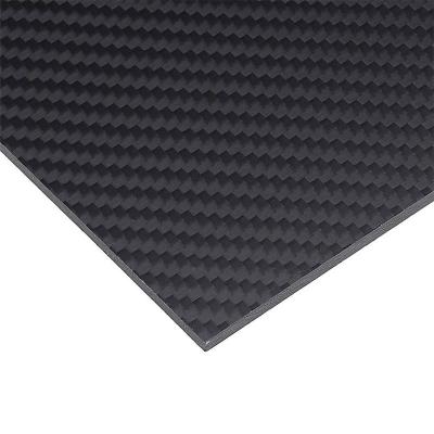 China 3K Twill Glossy Carbon Fiber Plate - Customized Size, High-Temperature Resistance for sale