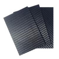 China 100x200mm 3K Pure Carbon Fiber Sheets 1-6mm thick Composite Panel Board Material for sale